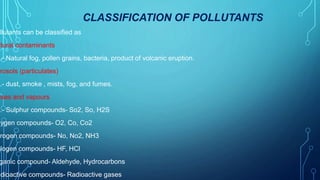 Air pollution | PPTX