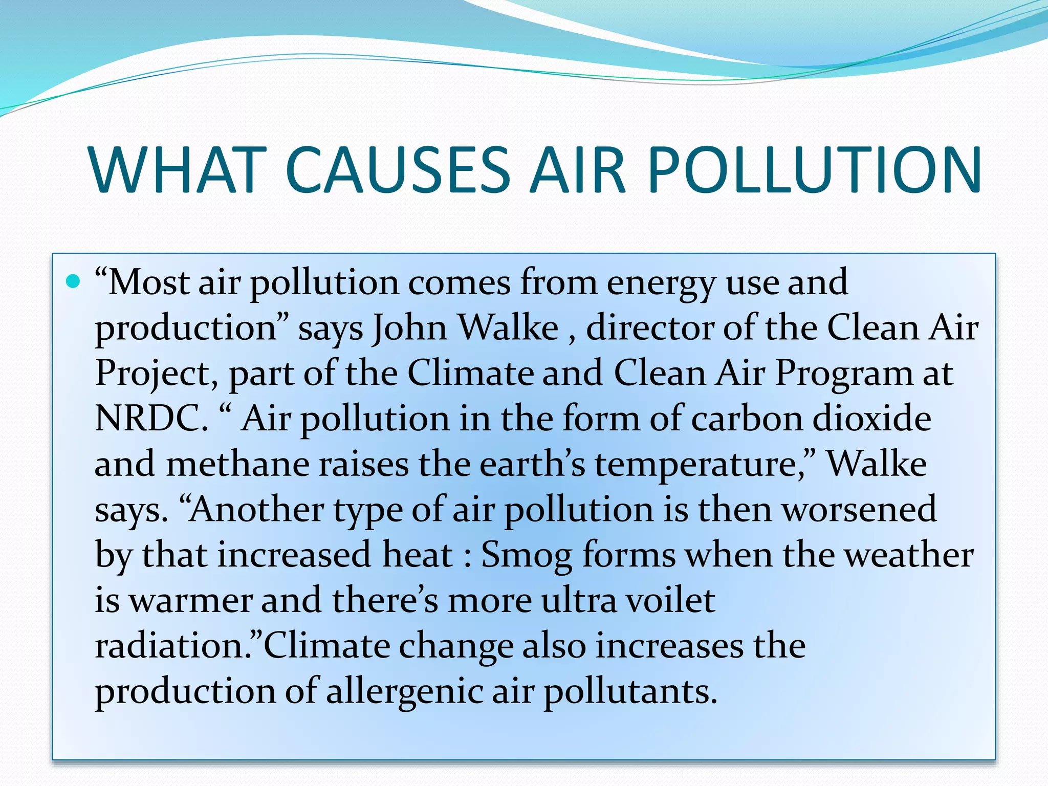 Air pollution | PPTX