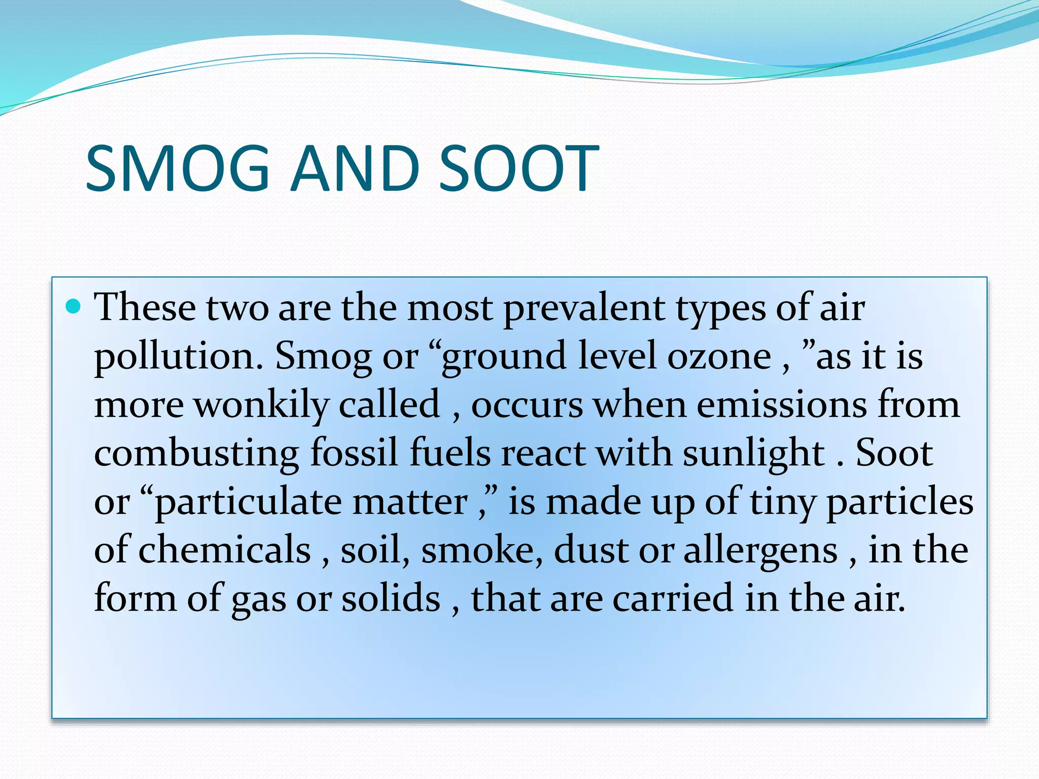 Air pollution | PPTX