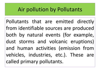 Air pollution | PPT