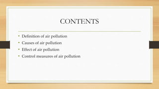 Air pollution | PPT