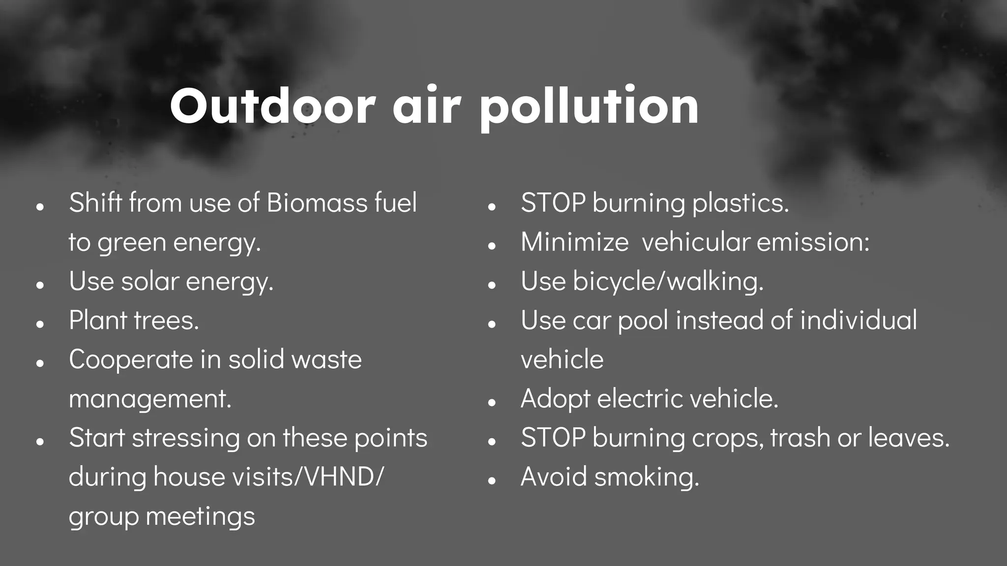 Air Pollution and its effect on human health | PPTX