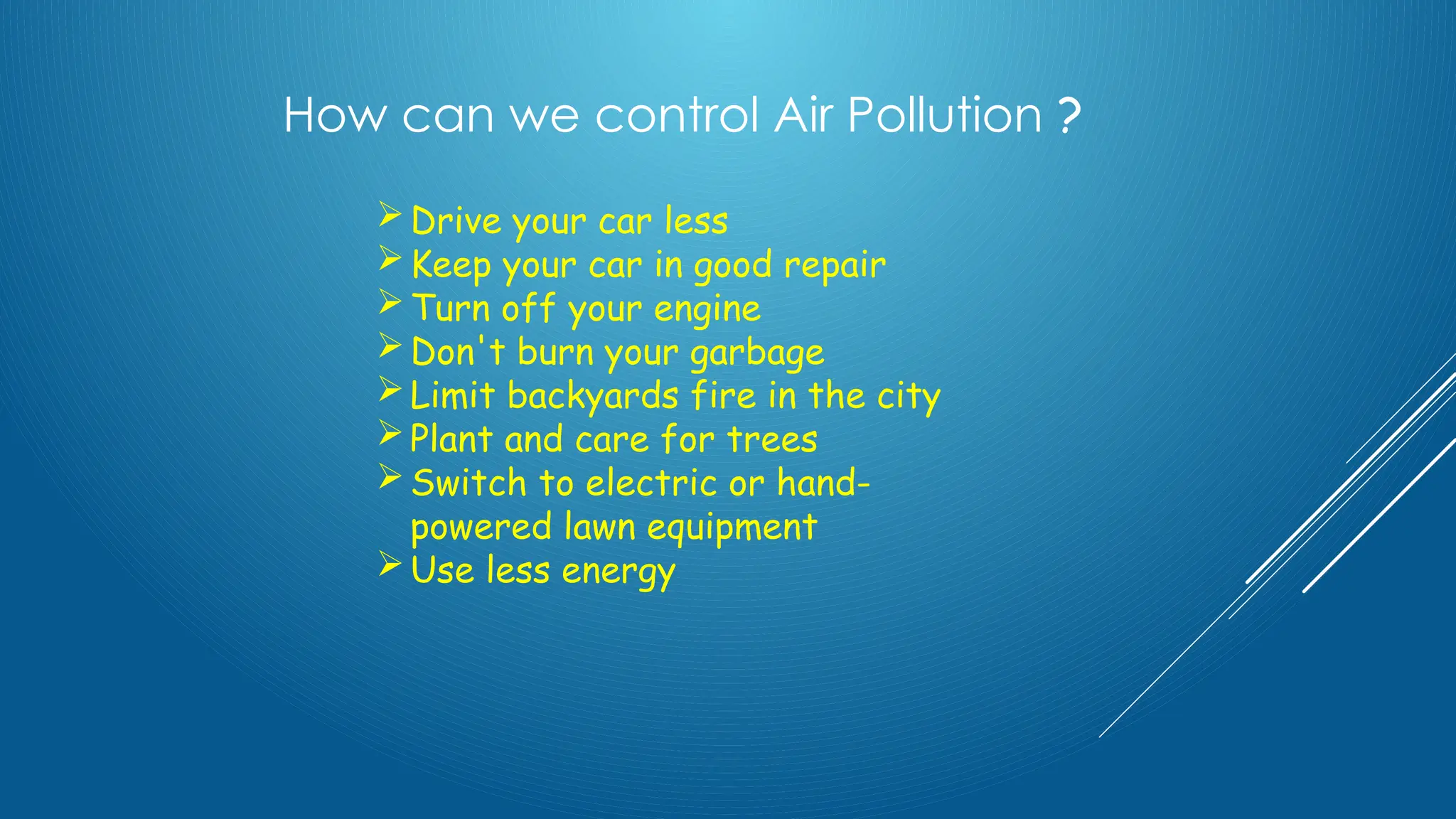 Pptx on Air pollution that effects the environment | PPTX