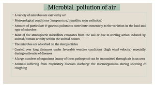 air pollution.pptx environmental microbiology | PPTX