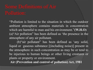 air pollution its causes and preventive measures | PPT