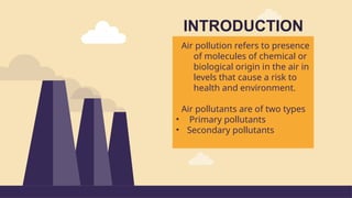 PowerPoint presentation on Air Pollution | PPTX