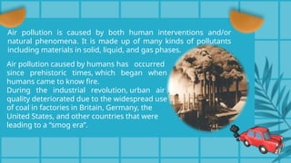 AIR POLLUTION PRESENTATION-GROUP V-CESP 2018.pptx