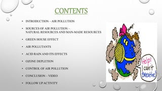 Air pollution 8th std | PPTX