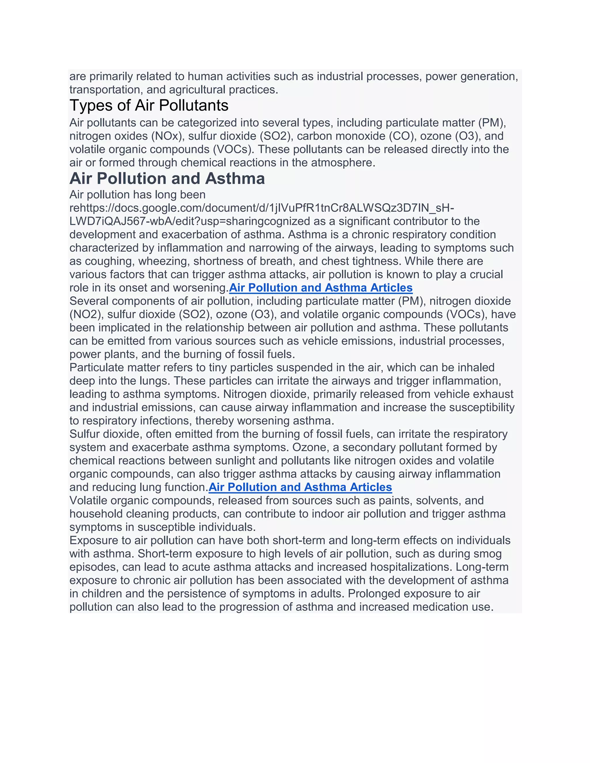 Air Pollution and Asthma Articles.pdf