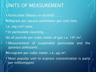 Air pollution and control | PPT