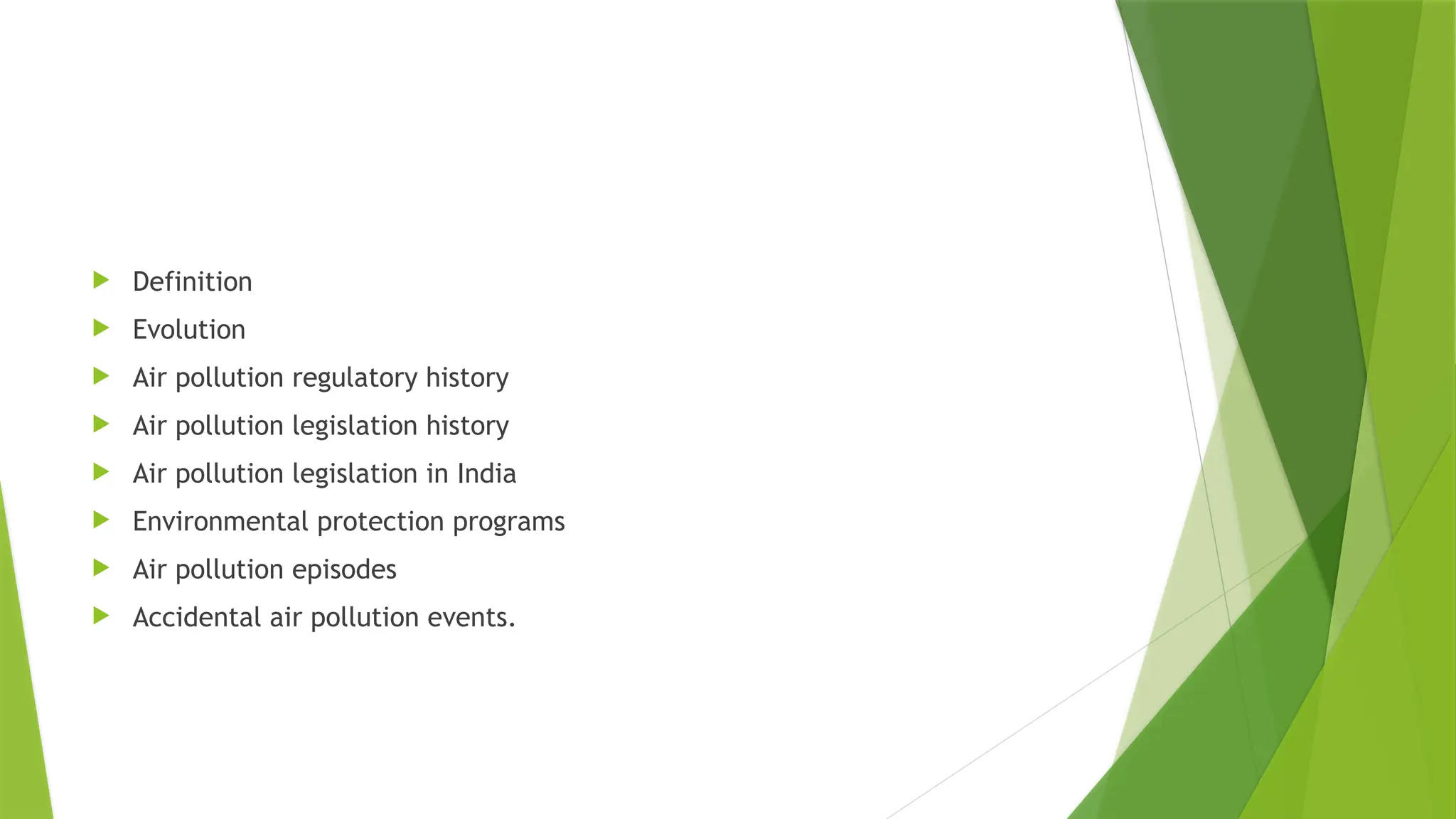 Air pollution and noise pollution control | PPTX