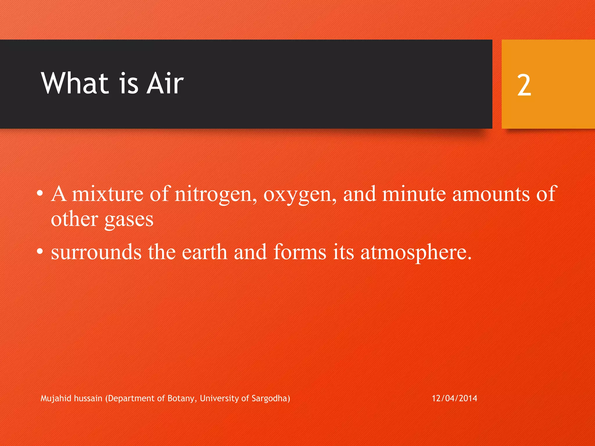 Air pollution and its management | PPTX