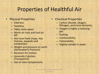Air pollution and public health | PPTX