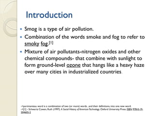 Air pollution and smog | PDF
