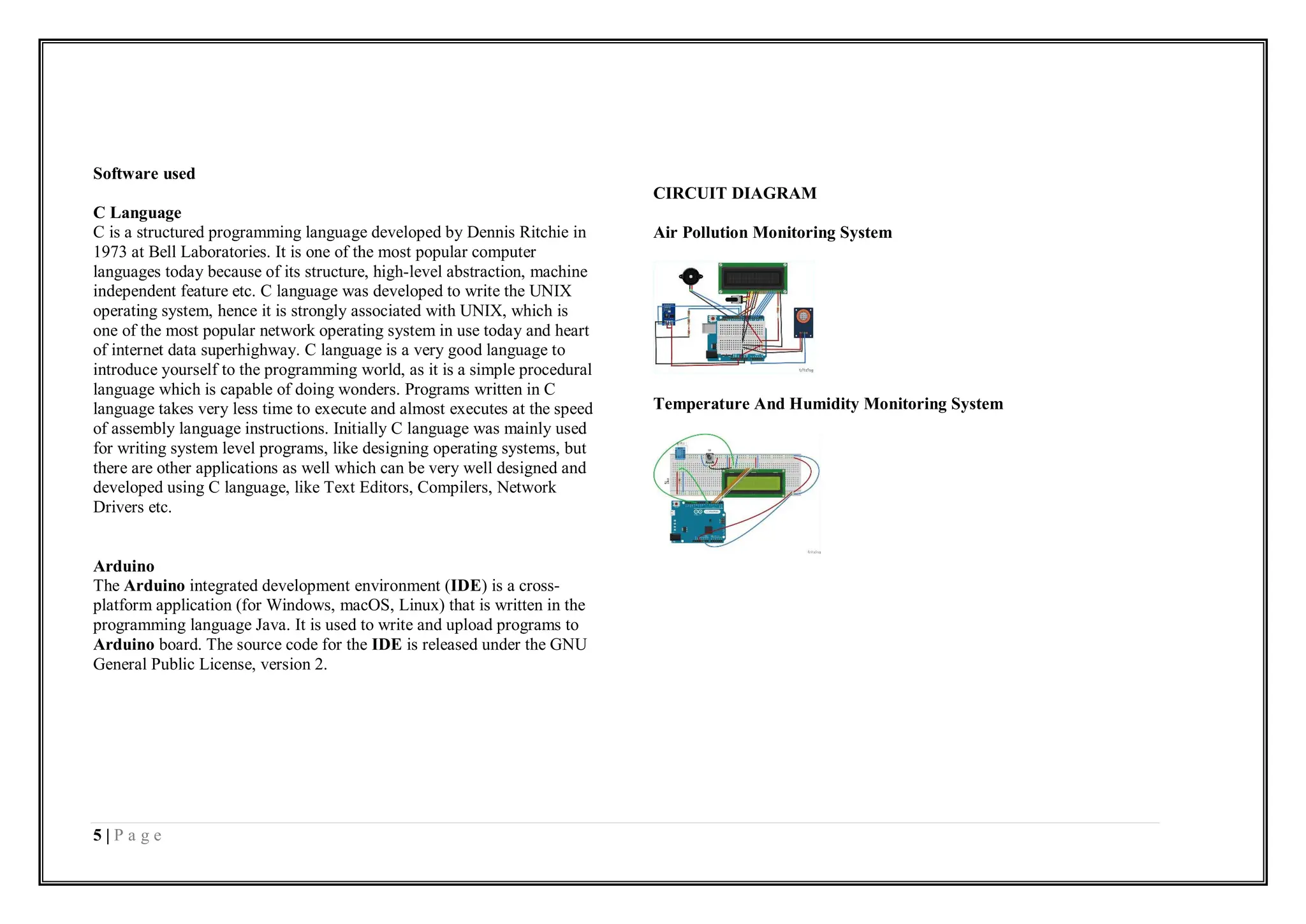 Air pollution and temperature humidity monitring system project.pdf ...
