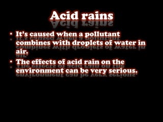 Air pollution and water pollution | PPTX
