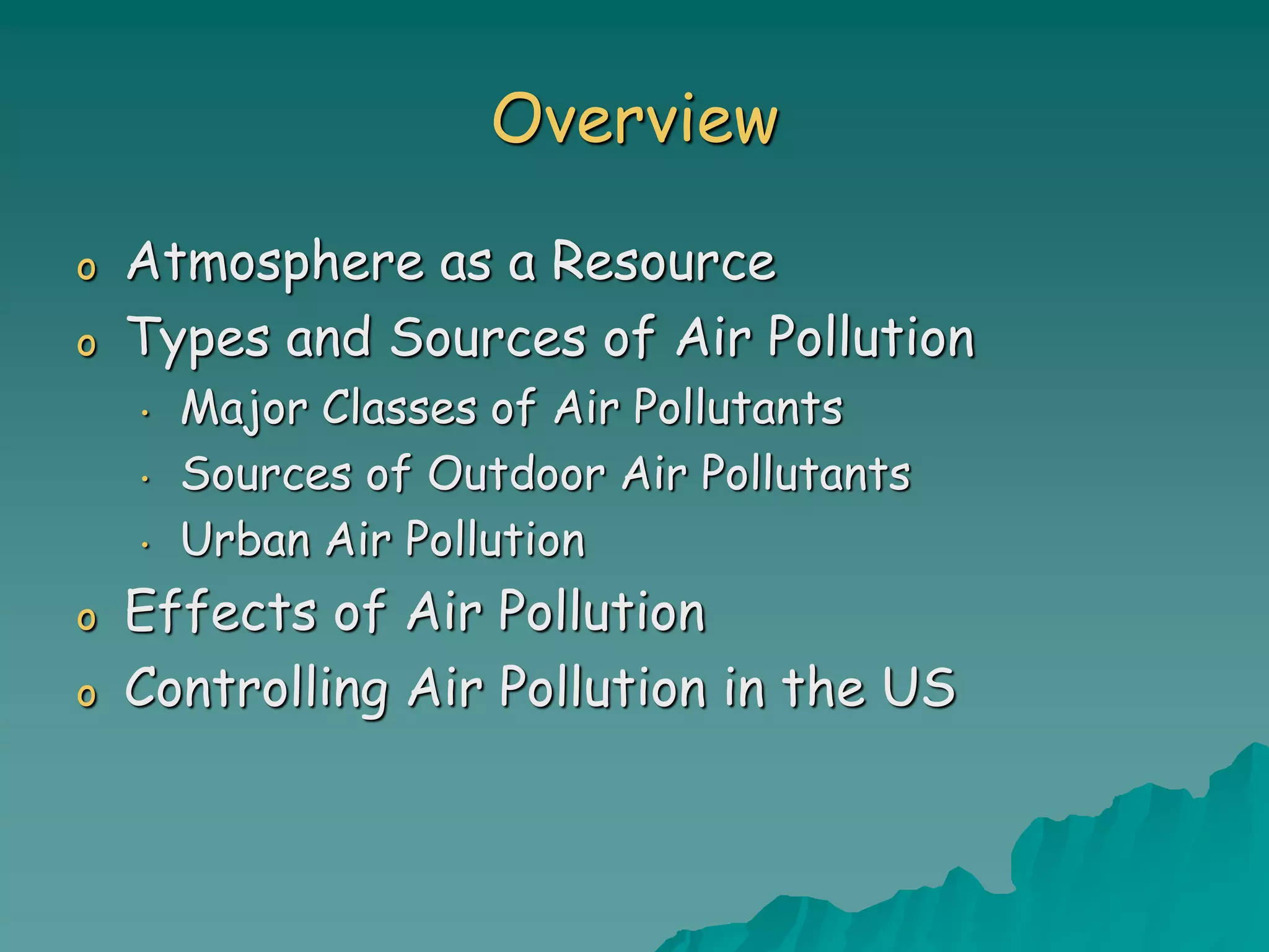 Air pollution chapter 02 | PDF