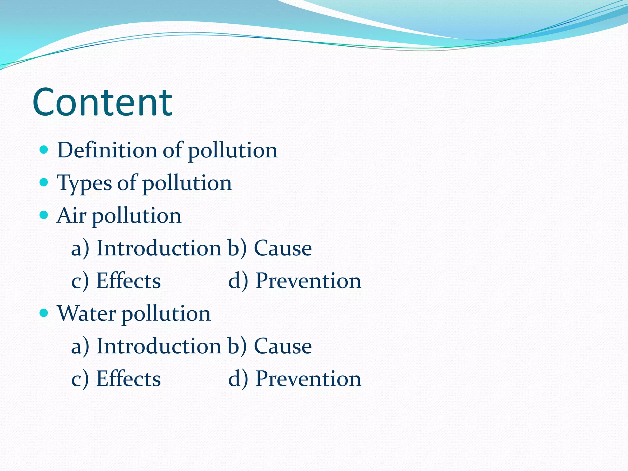 environment pollution | PPTX