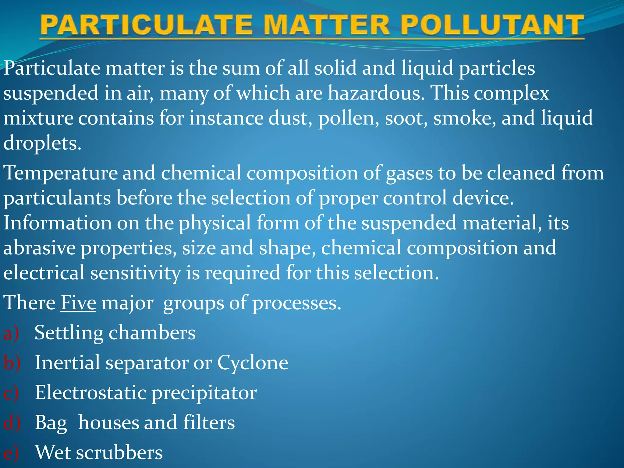 Air pollution control | PPTX
