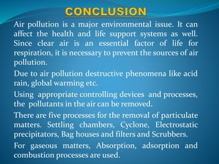 Air pollution control | PPTX