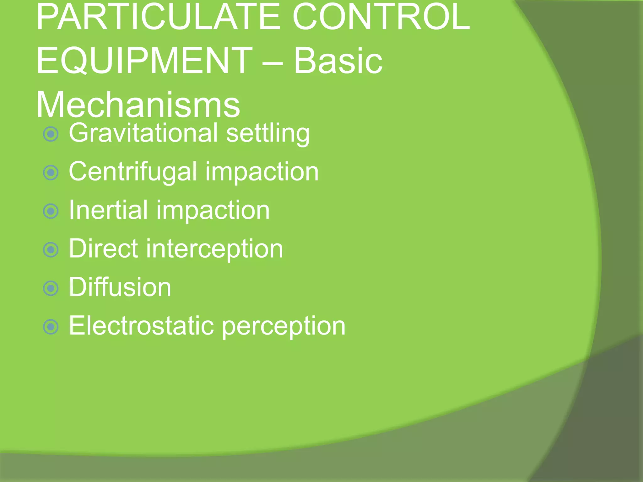 EQUIPMENTS TO CONTROL AIR POLLUTION | PPTX