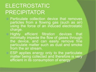 EQUIPMENTS TO CONTROL AIR POLLUTION | PPTX