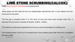 Air pollution control | PPTX