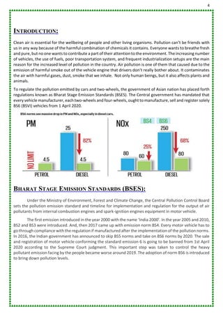 Air pollution control with BS6 Engine | PDF