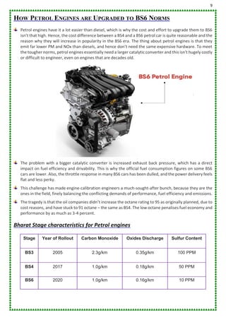 Air pollution control with BS6 Engine | PDF