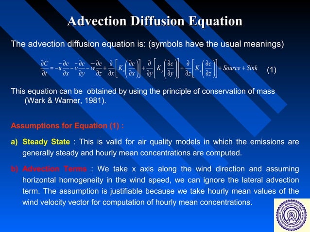 Air pollution dispersion modelling_P. Goyal _Centre for Atmospheric ...