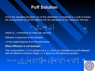 Air pollution dispersion modelling_P. Goyal _Centre for Atmospheric ...