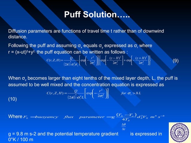 Air pollution dispersion modelling_P. Goyal _Centre for Atmospheric ...