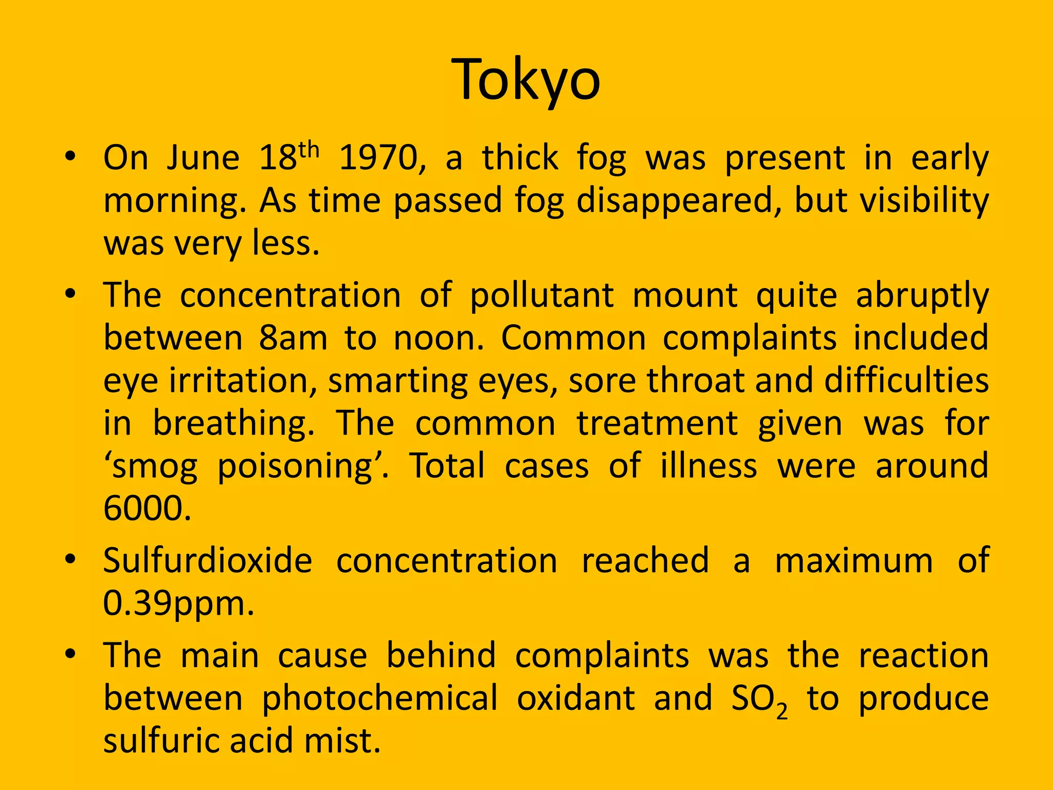Air pollution episode | PPTX