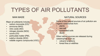 Air Pollution that affect human health and it's environment | PPTX