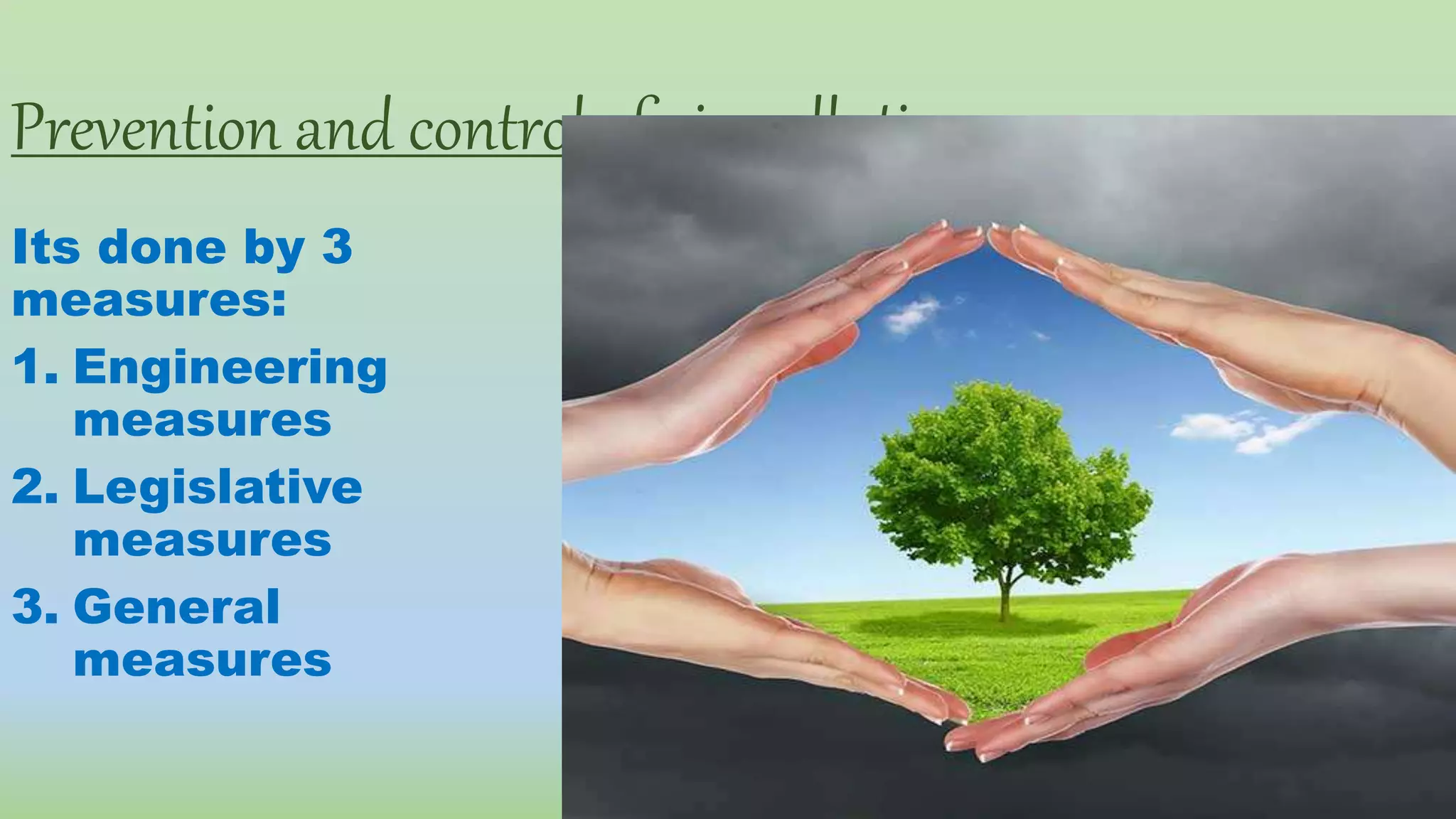 Air pollution and its preventive measures | PPTX