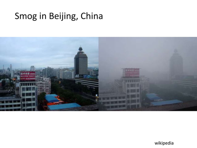 SMOG What it looks like and where it comes from