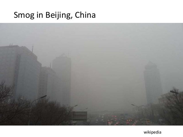 SMOG What it looks like and where it comes from