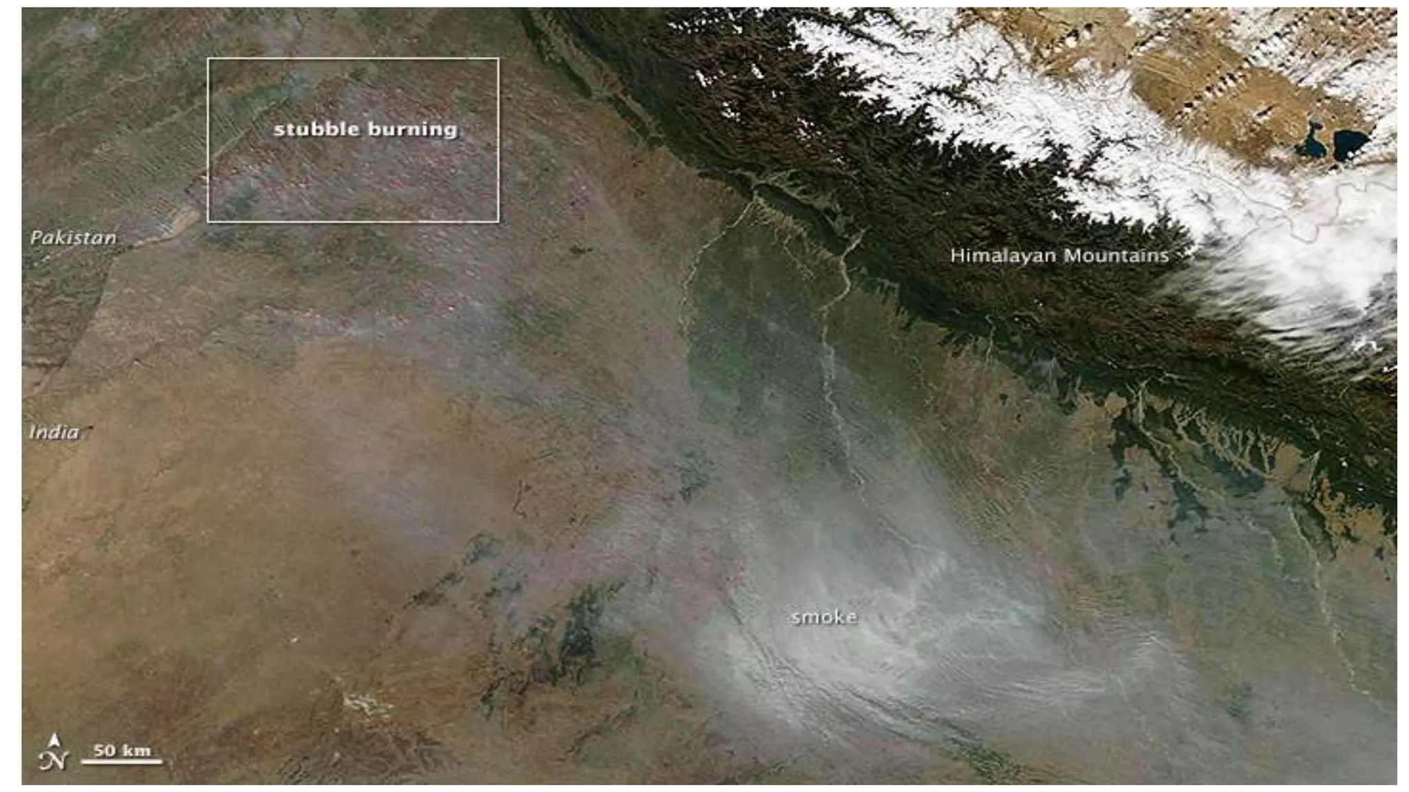 Air pollution in north india | PPTX