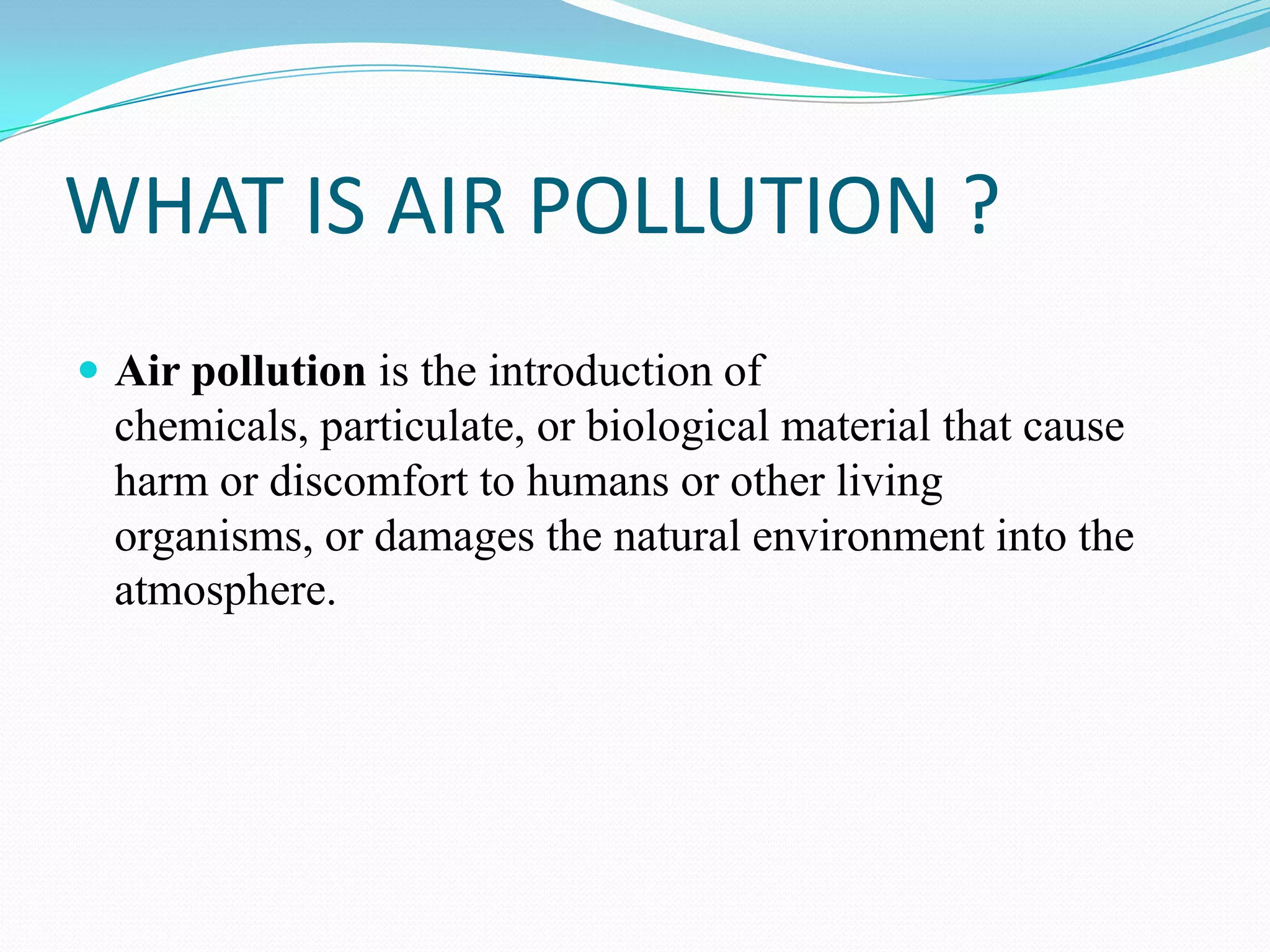 Air pollution in textile and use of cyclon presentation by Muhammad ...