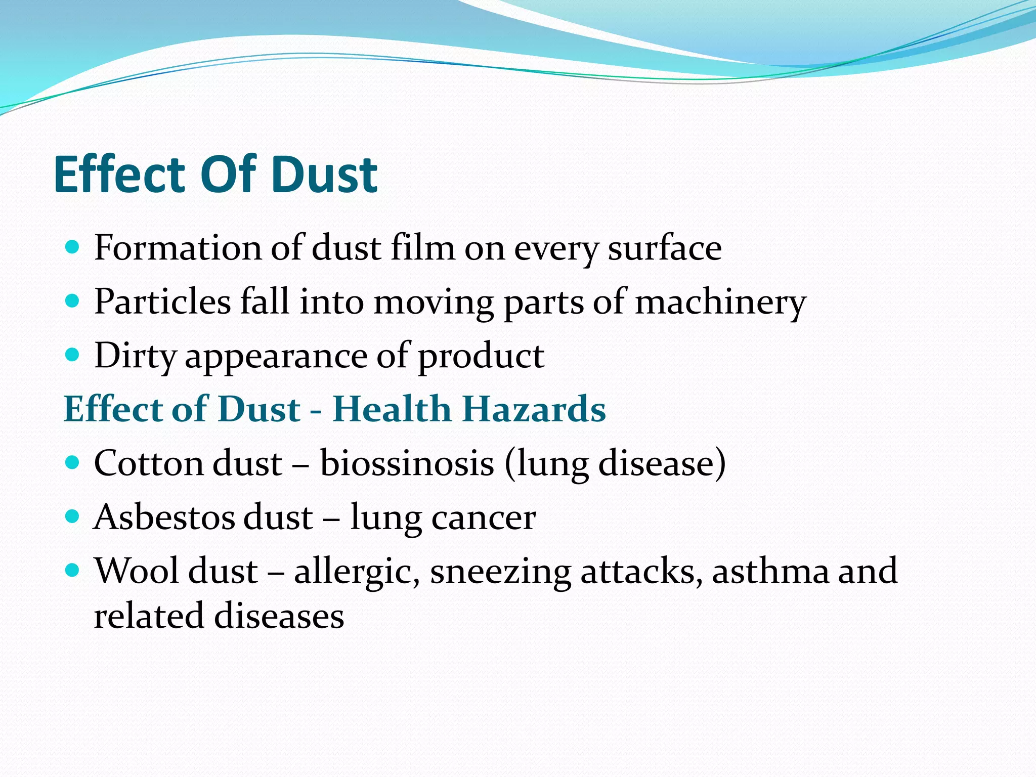 Air pollution in textile and use of cyclon presentation by Muhammad ...