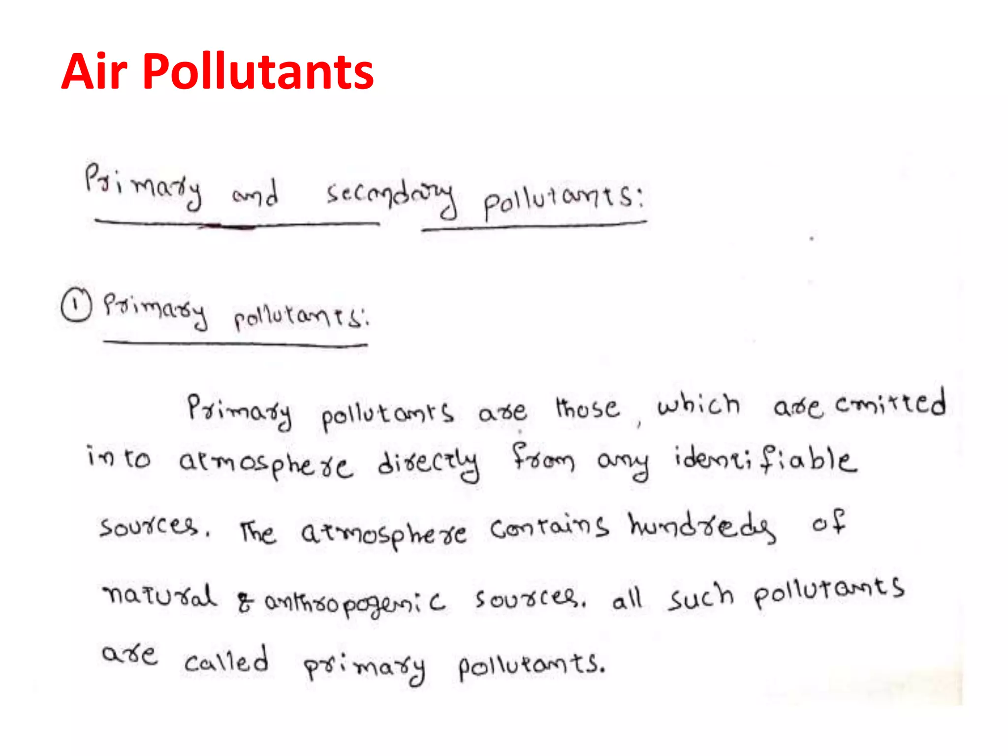 Air pollution introduction | PPTX