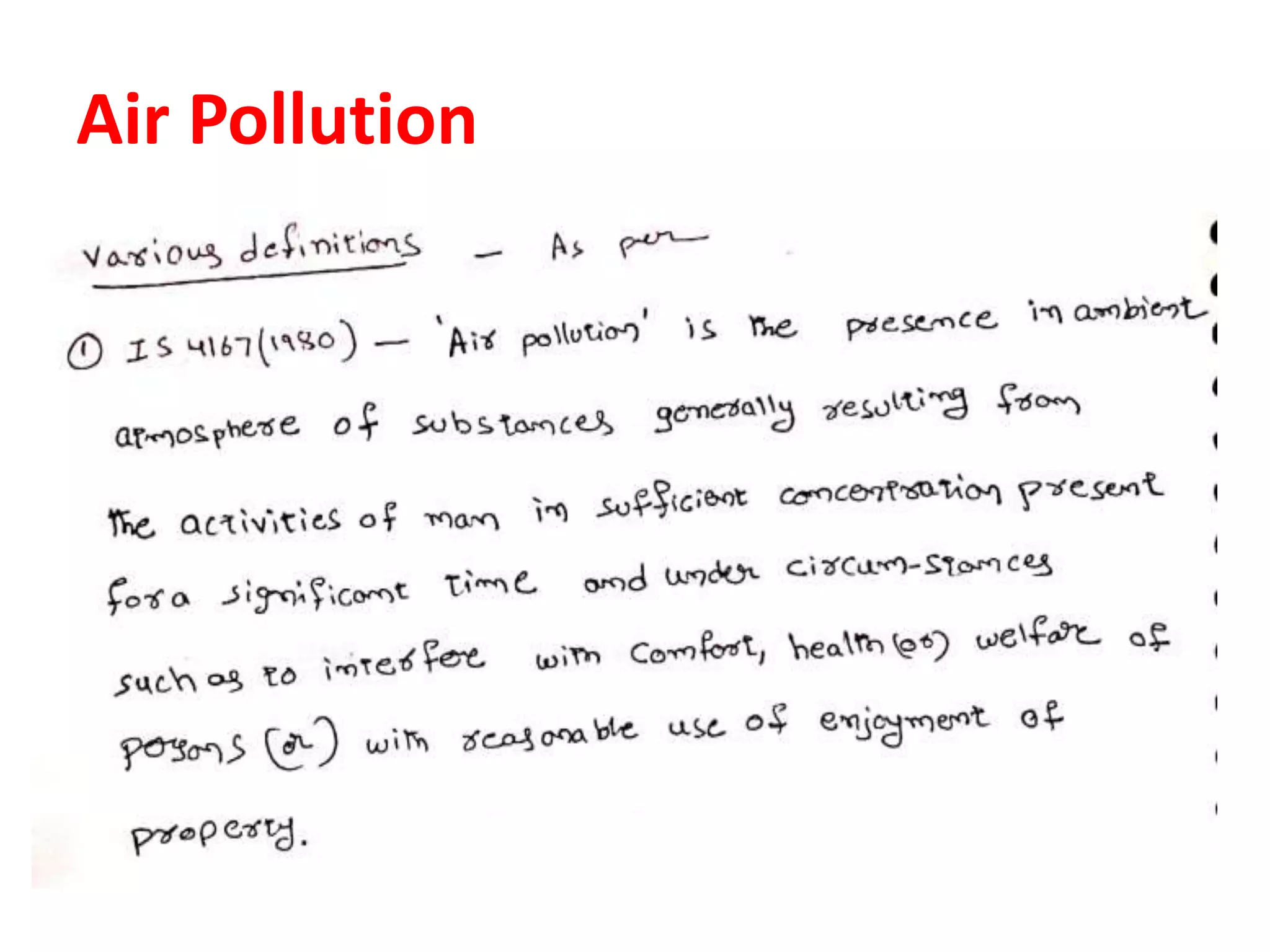 Air pollution introduction | PPTX