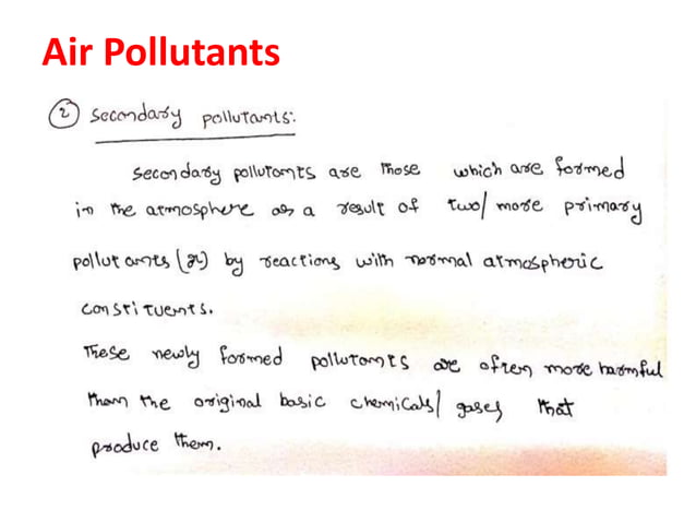 Air pollution introduction | PPTX