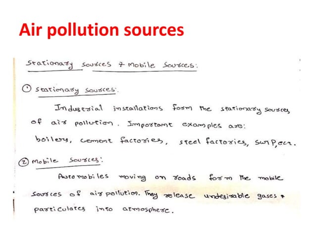 Air pollution introduction | PPTX