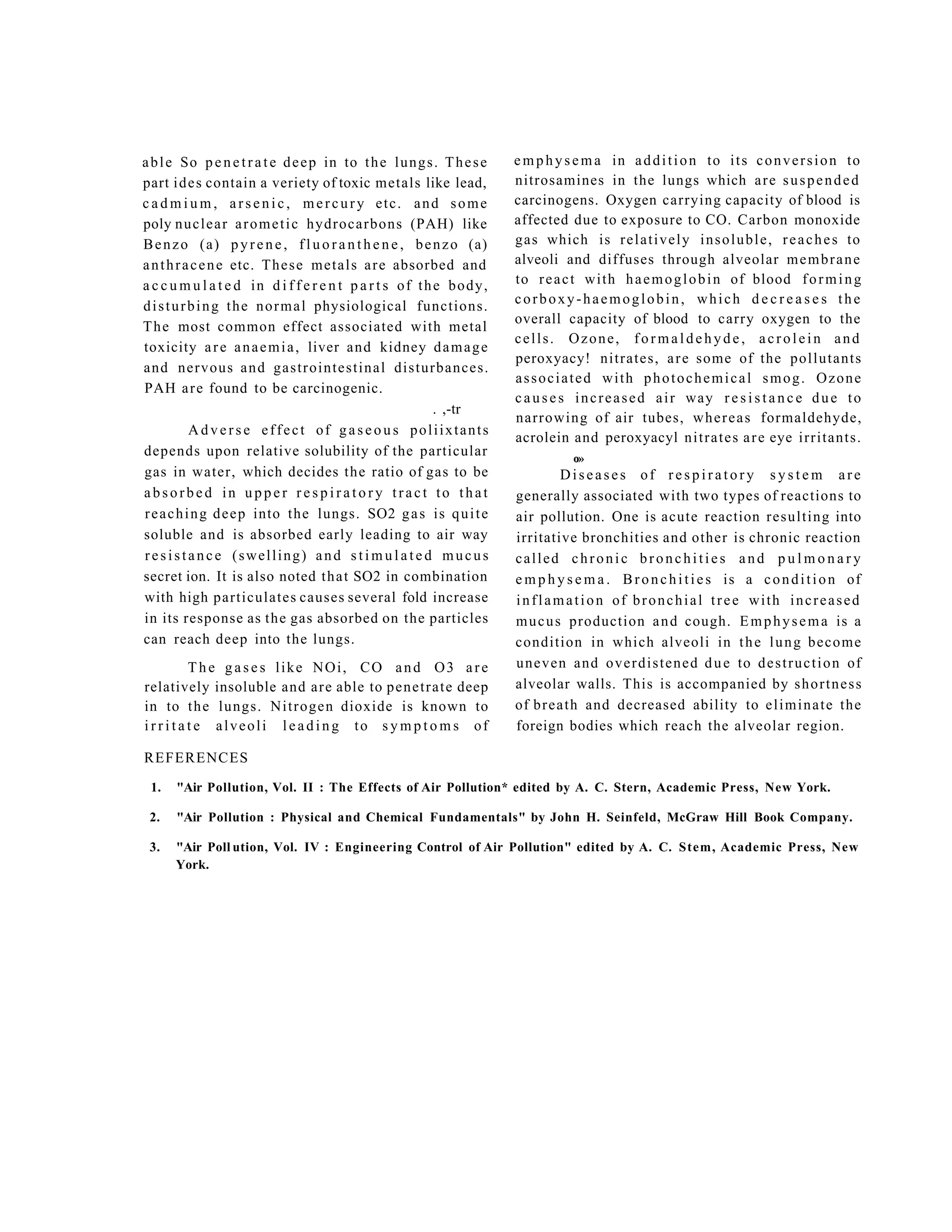 Air Pollution Its Origin and Effects | PDF