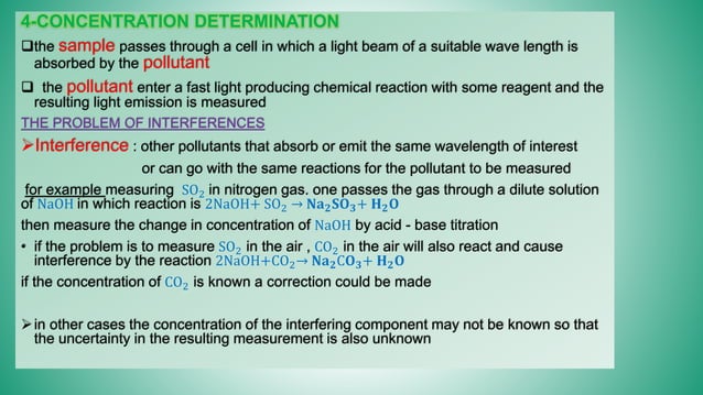 Air pollution measurement , emission estimates | PPT