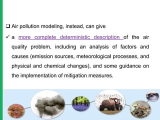 Air pollution modeling | PPTX