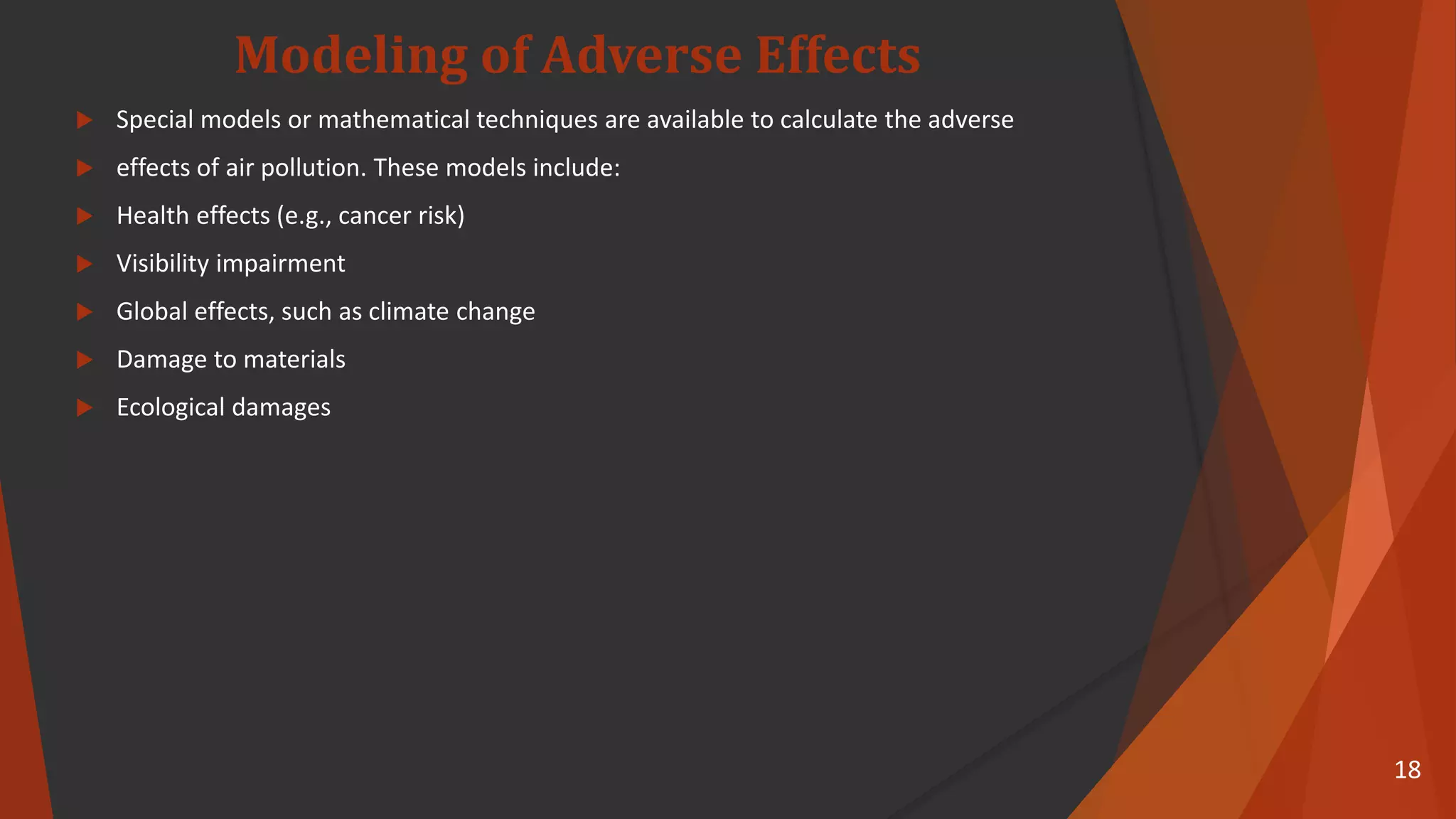 Presentation On Airpollution Modeling Pptx