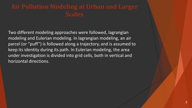 Presentation on Airpollution Modeling | PPTX