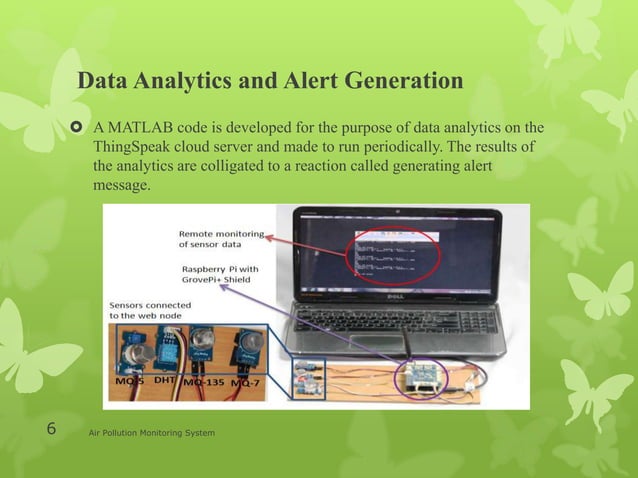 Air pollution monitoring system | PPTX